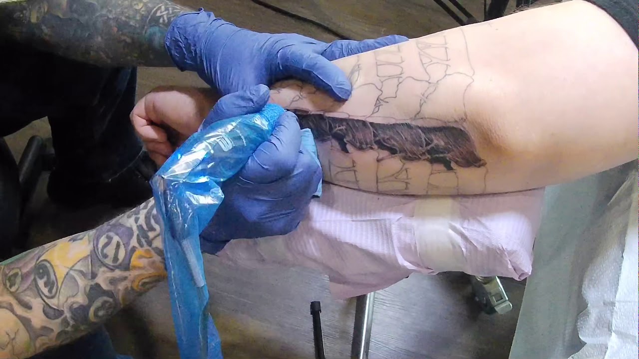 Tattoo Time Lapse 3x speed