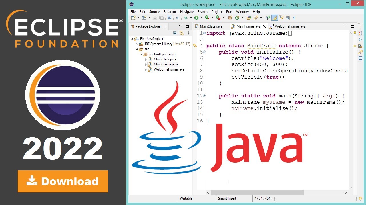 Create Your First Java Project using Eclipse 2022