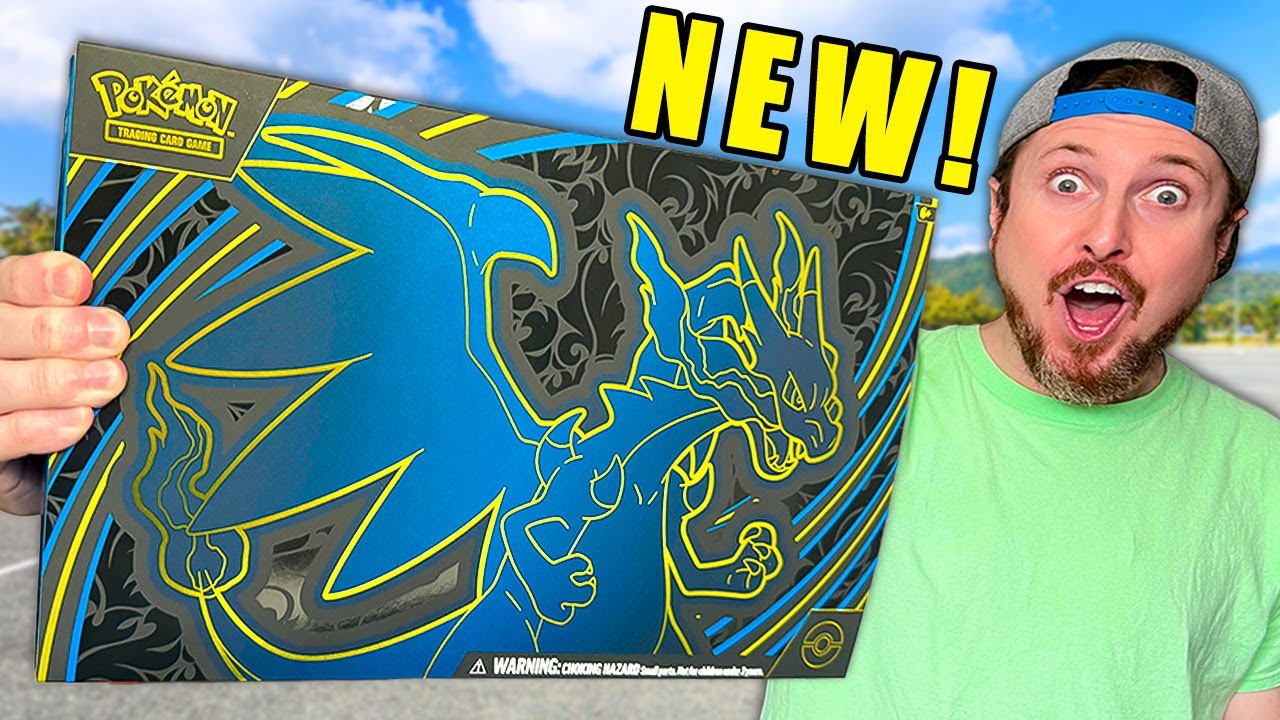 New $120 PREMIUM Charizard Pokemon Card Box = FIRE!