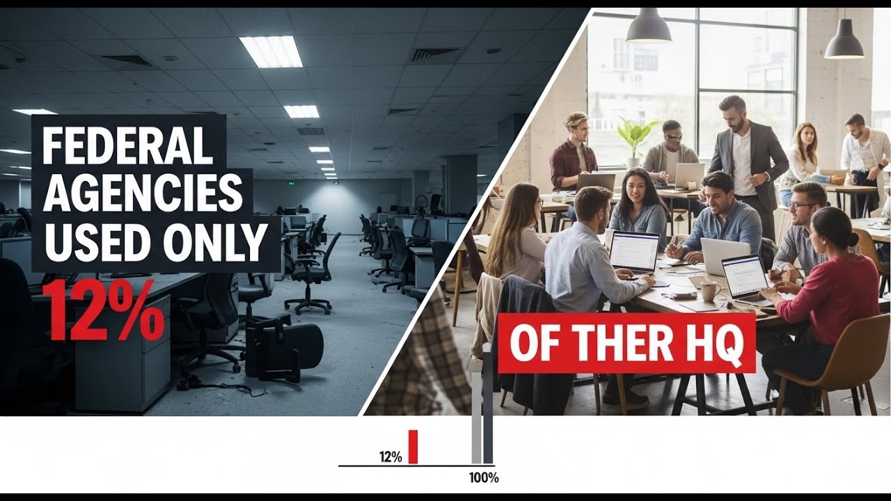Federal agencies used only 12% of their headquarters