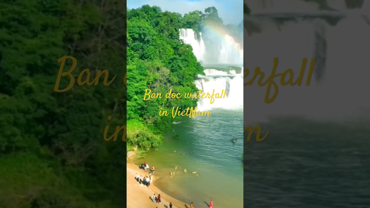 Ban Gioc Waterfall is located in Cao Bang Province, northeastern Vietnam