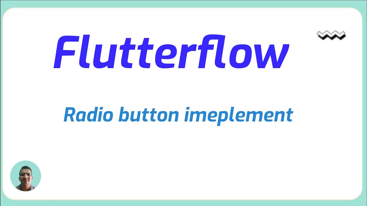 Flutterflow radio button implement