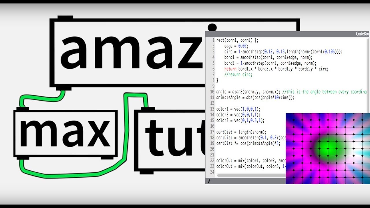 AMT - Let's Codebox in jit.gl.pix 01