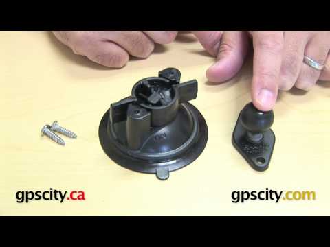 RAM Suction Mount Base with B-Ball Plate (RAM-B-224-1U) In the Box @ gpscity.com