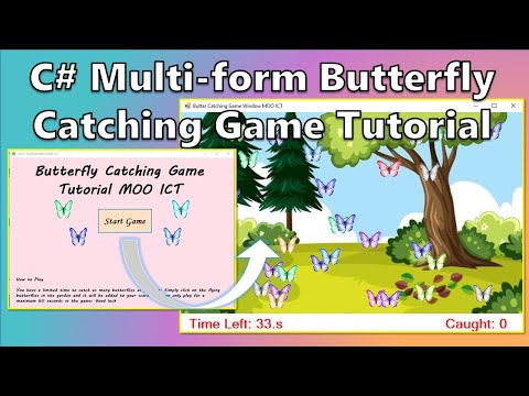 GitHub - mooict/Butterfly-Catching-Game-MOO-ICT: Create a simple ...