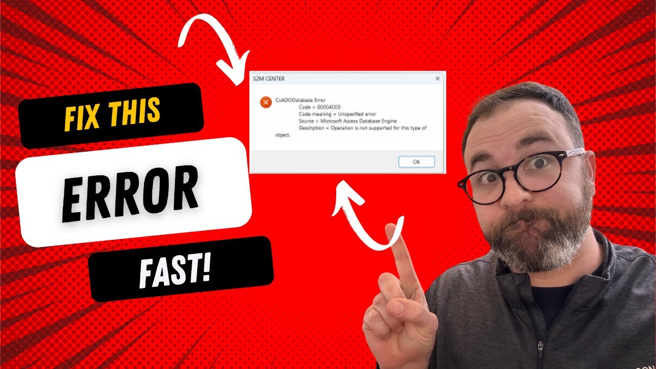 CxADODatabase Error? Here's how to fix it!