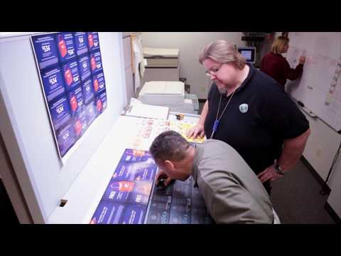 McAdams Graphics print facility tour in Oak Creek, Wisconsin