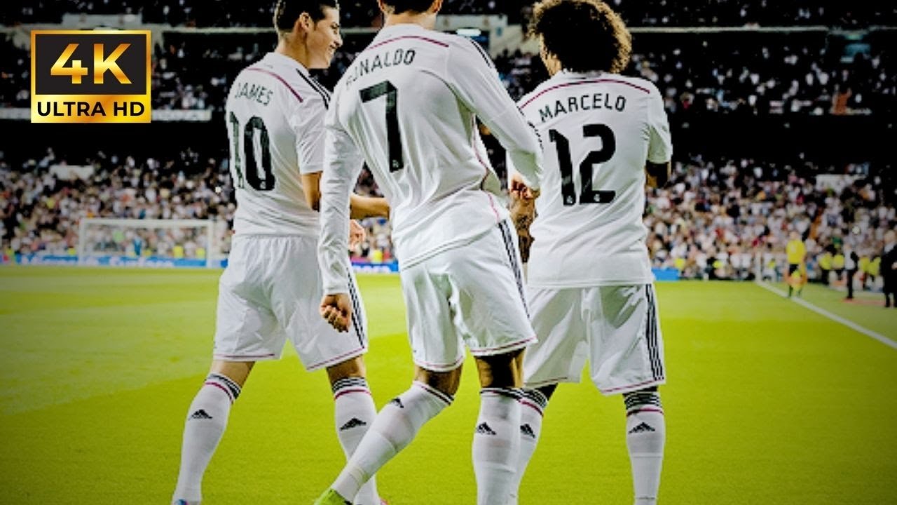 Ronaldo & Marcelo & James celebration dance | 4K 60 Fps for edit #ronaldo #realmadrid