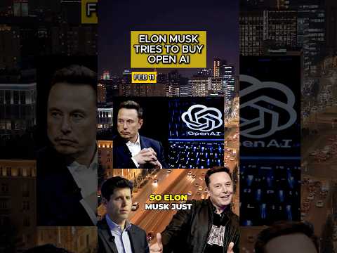 Elon Musk tries to buy Open AI 📈🔥 #stocks #stockmarket #openai
