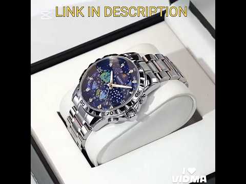 BINBOND Exquisite Starry Sky Van Gogh Men Quartz Watches Date Waterproof Luminous Small Three Pin