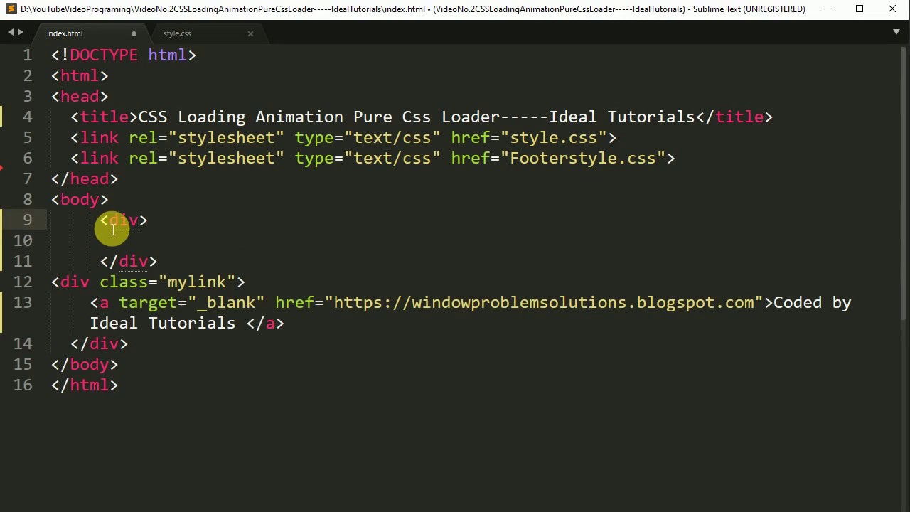 Pure Css Amazing Loading Animation Using Only HTML & CSS