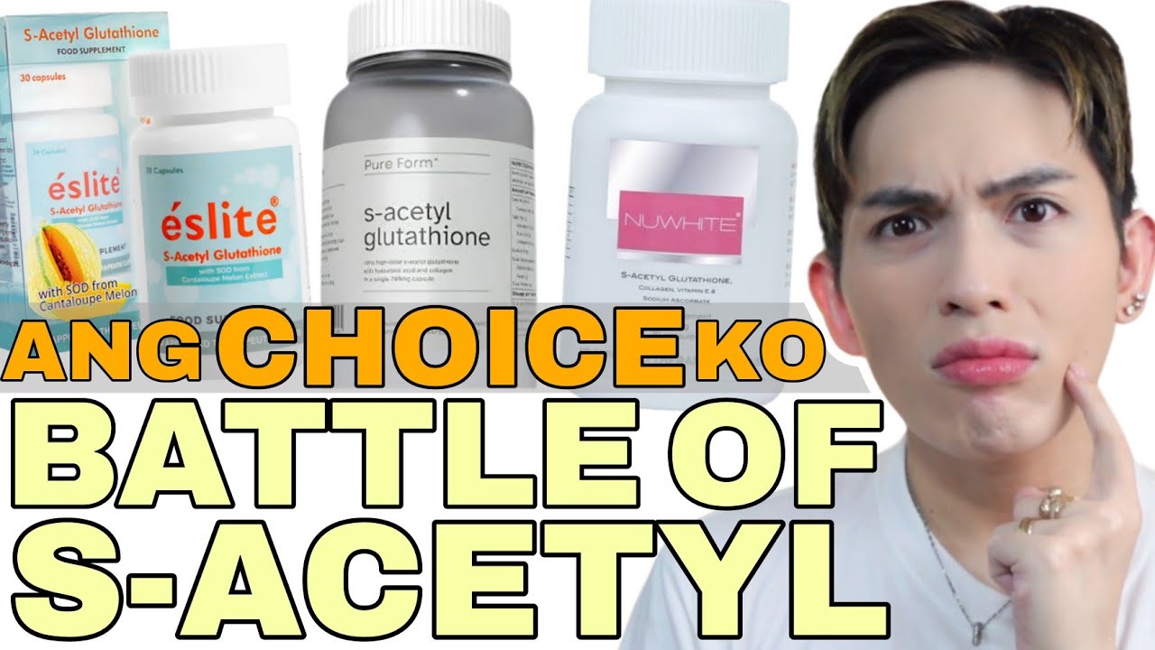 NUWHITE VS ESLITE VS PUREFORM! BATTLE OF BEST S-ACETYL GLUTATHIONE! SIR LAWRENCE