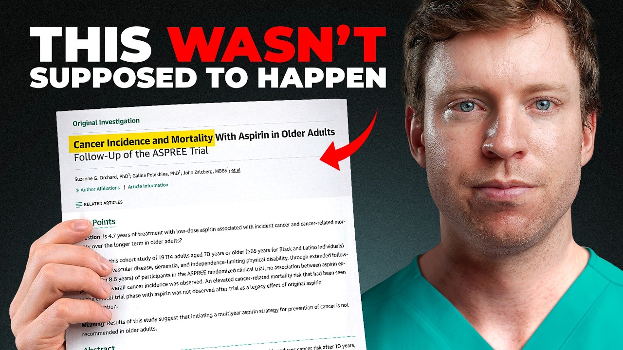 We Were Wrong About Aspirin (New Evidence)