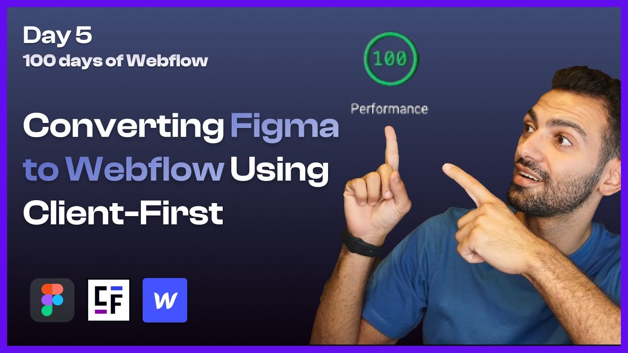 Day 5/100 - Converting Figma to Webflow Using Client First - 100 days of Webflow
