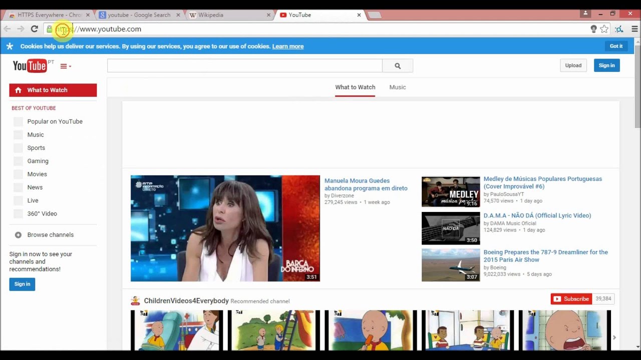 google chrome extensions https everywhere