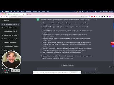 The Best Businesses to Start with ChatGPT Video Lecture - ChatGPT for Everything: How to Use ...