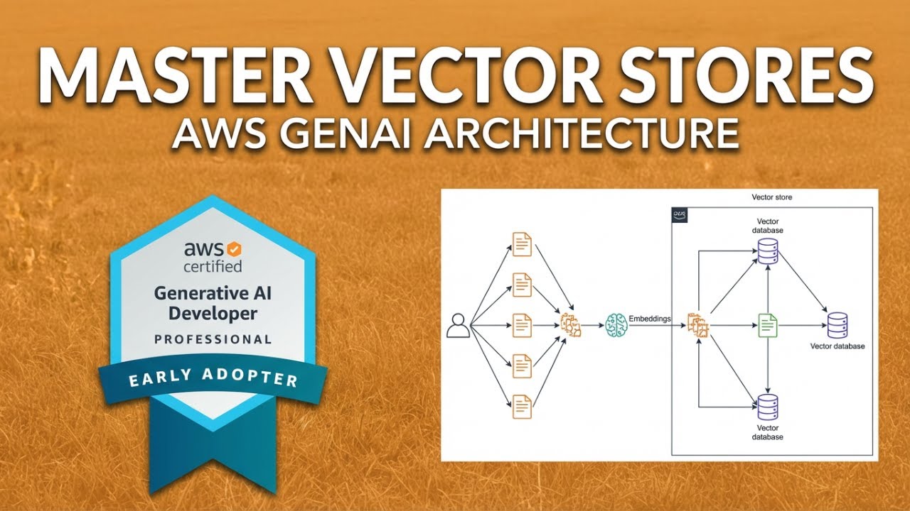 AWS Generative AI Developer Professional Cert - Vector Store Architecture