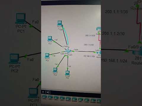 How to assign ip address to computer in cisco packet tracer #ciscoccna #ciscoit