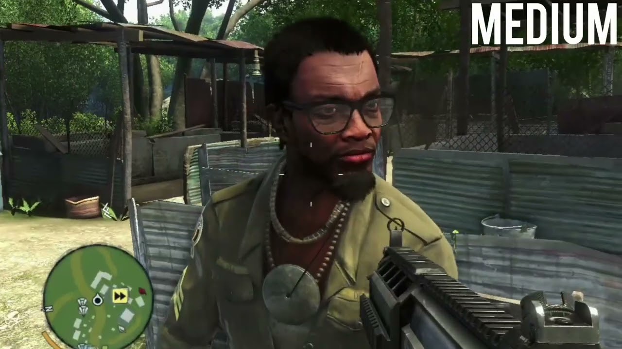 Far Cry 3: Comparison between low, medium, high and ultra graphics