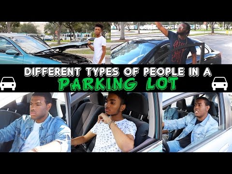 Different Types Of People in a Parking Lot - @AyeTeeYNFR