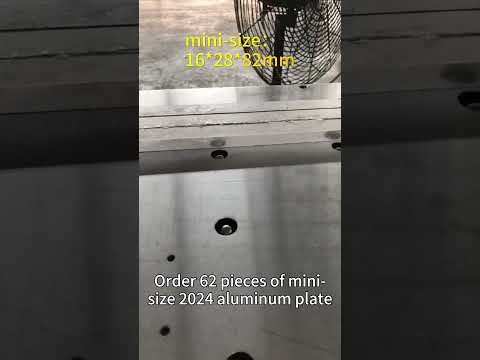How to cut mini size 2024 aluminum plate?