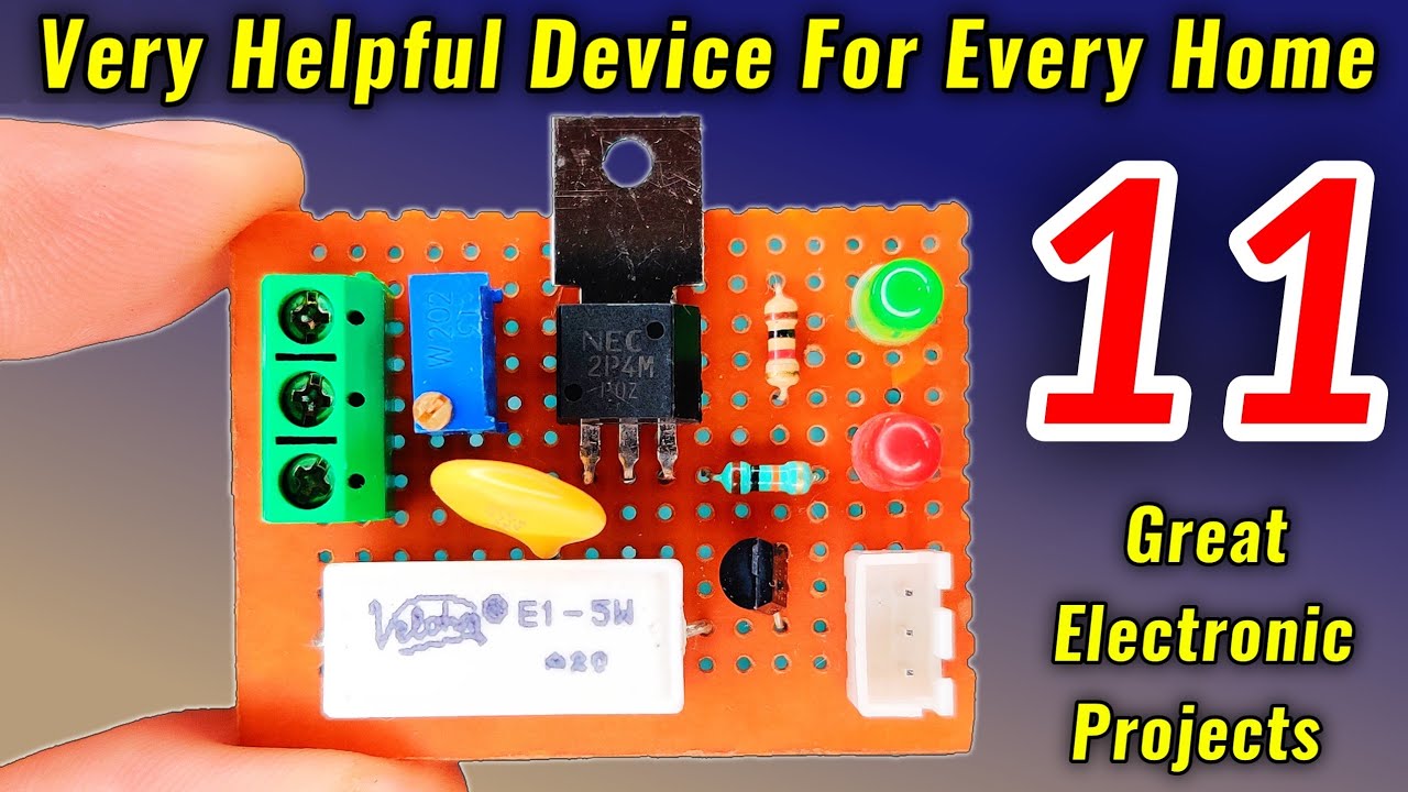 11 helpful Electronic Projects for Beginners