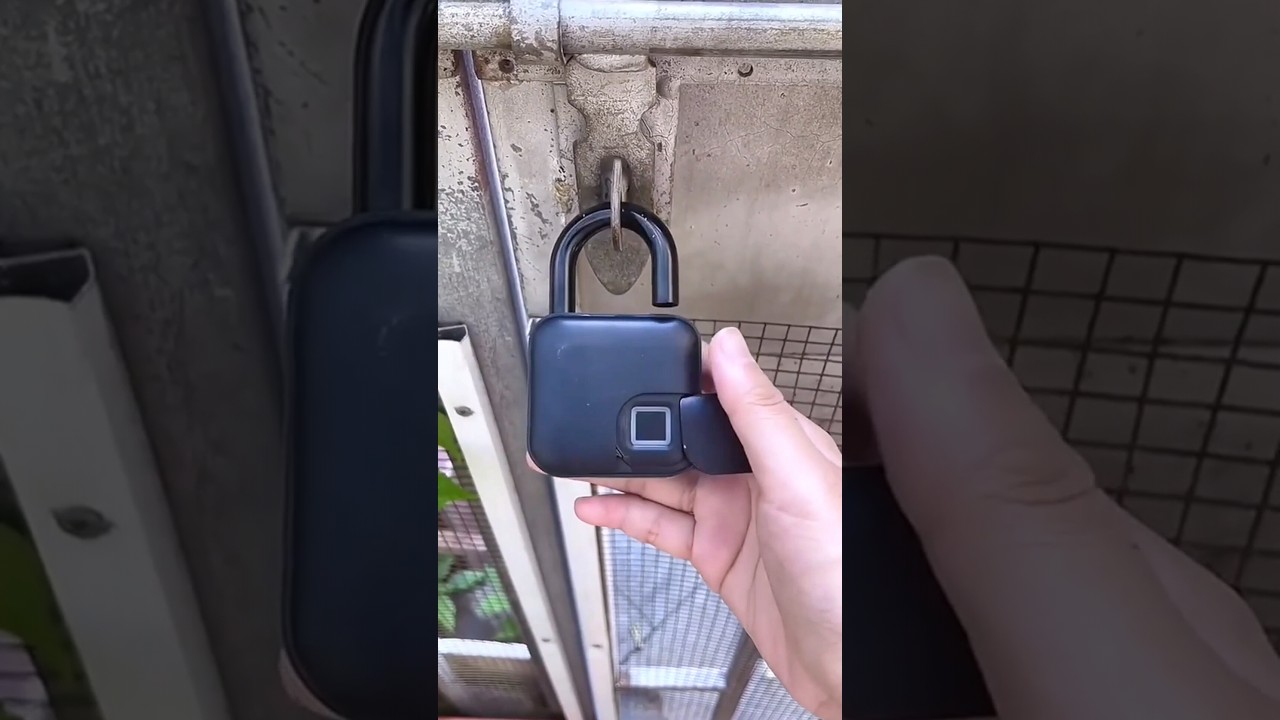 Smart Keyless Fingerprint Lock | Smart Padlock Fingerprint #shorts