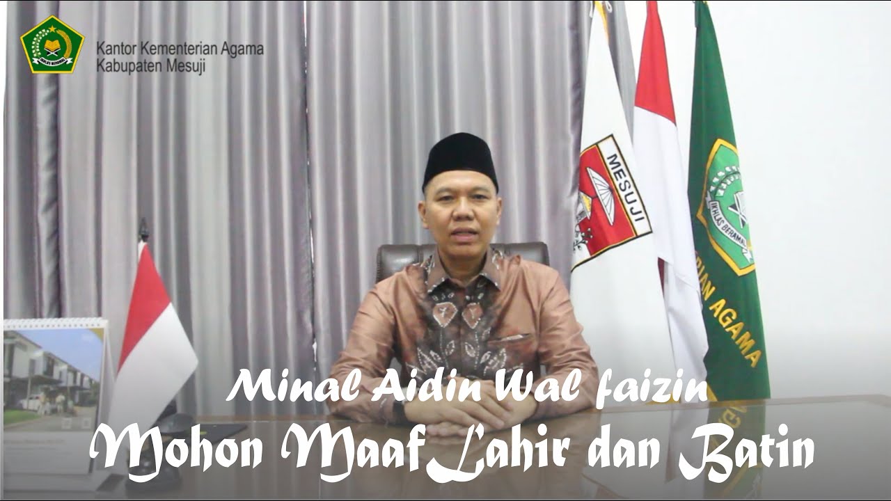 Selamat Hari Raya Idul Fitri 1444 H/2023 M, Kepala Kantor Kementerian Agama Kabupaten Mesuji