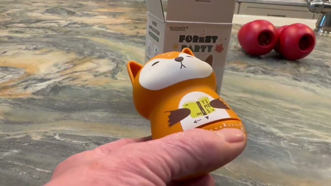 NUOSWEK Mechanical Kitchen Timer, Cute Animal Timer for Kids, Wind Up 60 Minutes Manual Countdown Ti