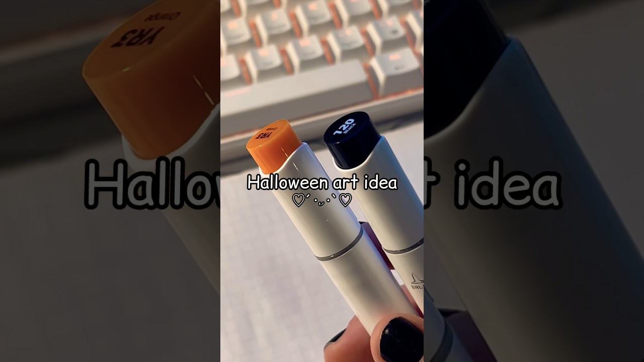 Halloween art idea🧡✨#shorts #art #creative #viral #fyp #lyrics