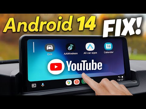 Android 14 FIX for Fermata Auto and CarStream with AAWireless Android Auto Adapter