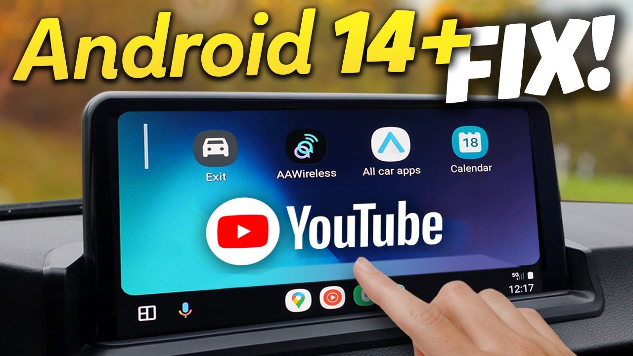 Android 14+ FIX for Fermata Auto and CarStream with AAWireless Android Auto Adapter