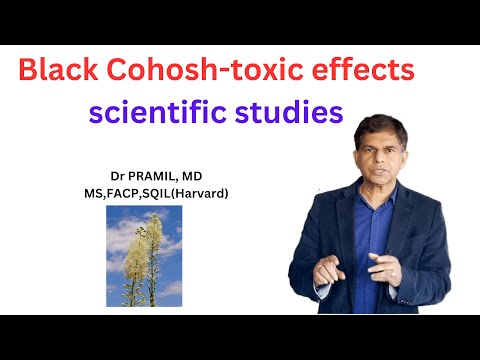 Black Cohosh and its Toxic effects -scientific studies Dr Pramil, MD, MS, FACP
