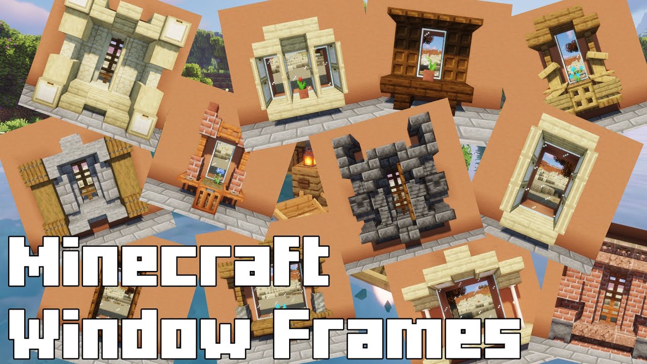 Minecraft Window Frames | Diverse Style Inspiration for Every Build