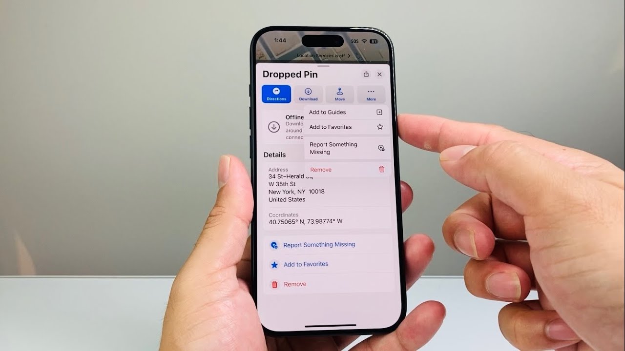 How To Drop a Pin On iPhone