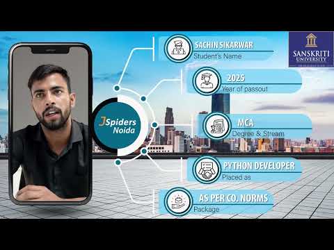 PYTHON DEVELOPER || JSPIDERS NOIDA || PLACED STUDENT REVIEW