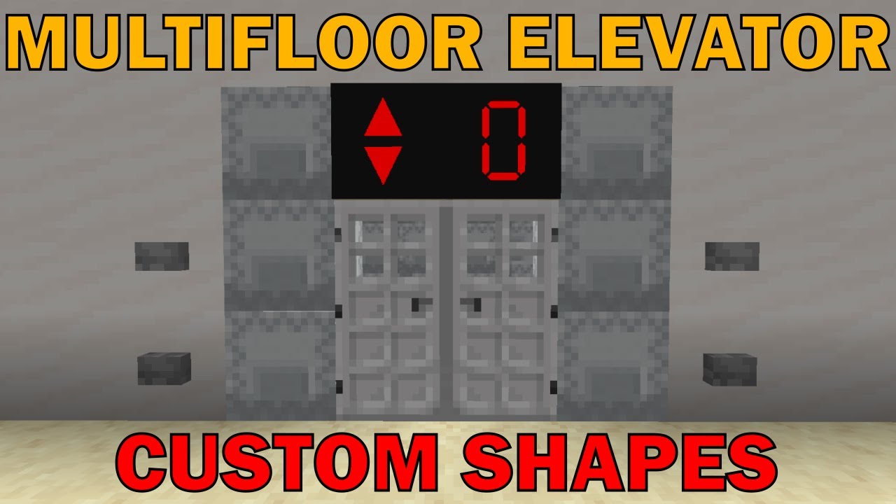 Minecraft 1.19-1.20 PISTON ELEVATORS Tutorial | Easy, Realistic and Customizable