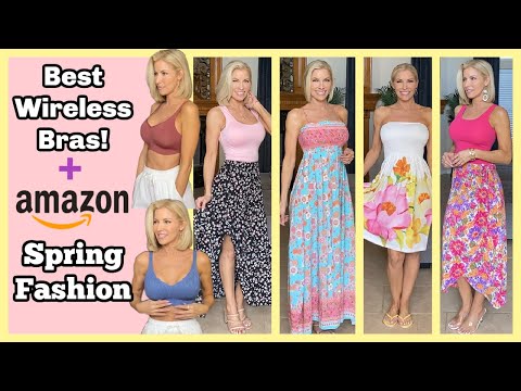 Springs Haul Try-On! ~ Best Wireless Bras + Amazon Spring Fashion ~ Cute & Affordable
