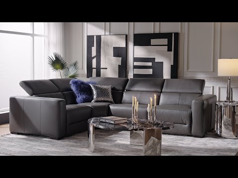 Verona Reclining Leather Sectional | Z gallerie