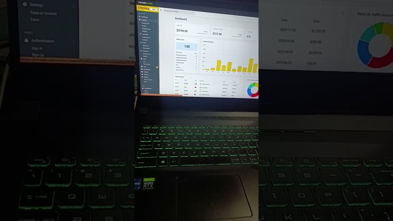 React Admin Dashboard Tutorial  #shorts #shortvideo