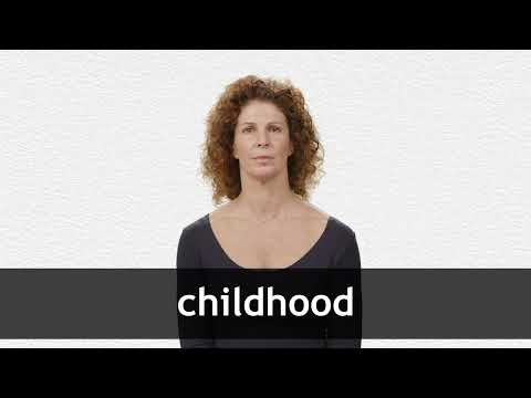 CHILDHOOD definition and meaning | Collins English Dictionary