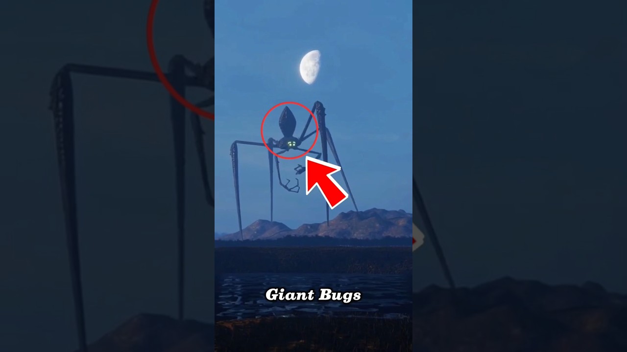 5 GIANT BUGS YOU'LL WISH YOU NEVER SAW IN REAL LIFE😳🪳 #giantbugs #scarybugs #insects #shorts