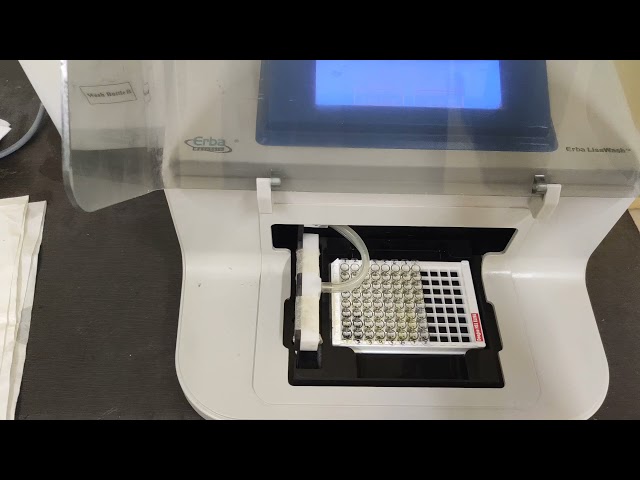 Immunoassay Analyzer - 96 Well Plates Erba Lisa Wash Automated ELISA ...