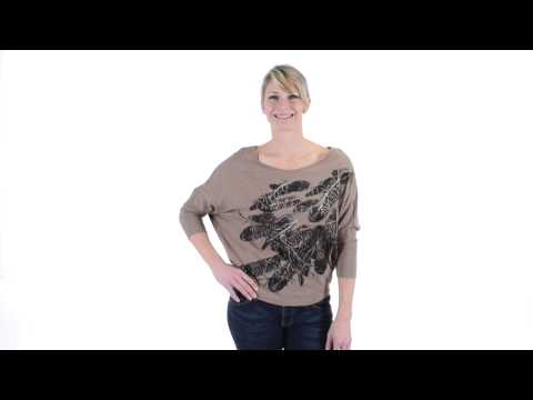 Roper Center Stage Shirt - 3/4 Dolman Sleeve (For Women)