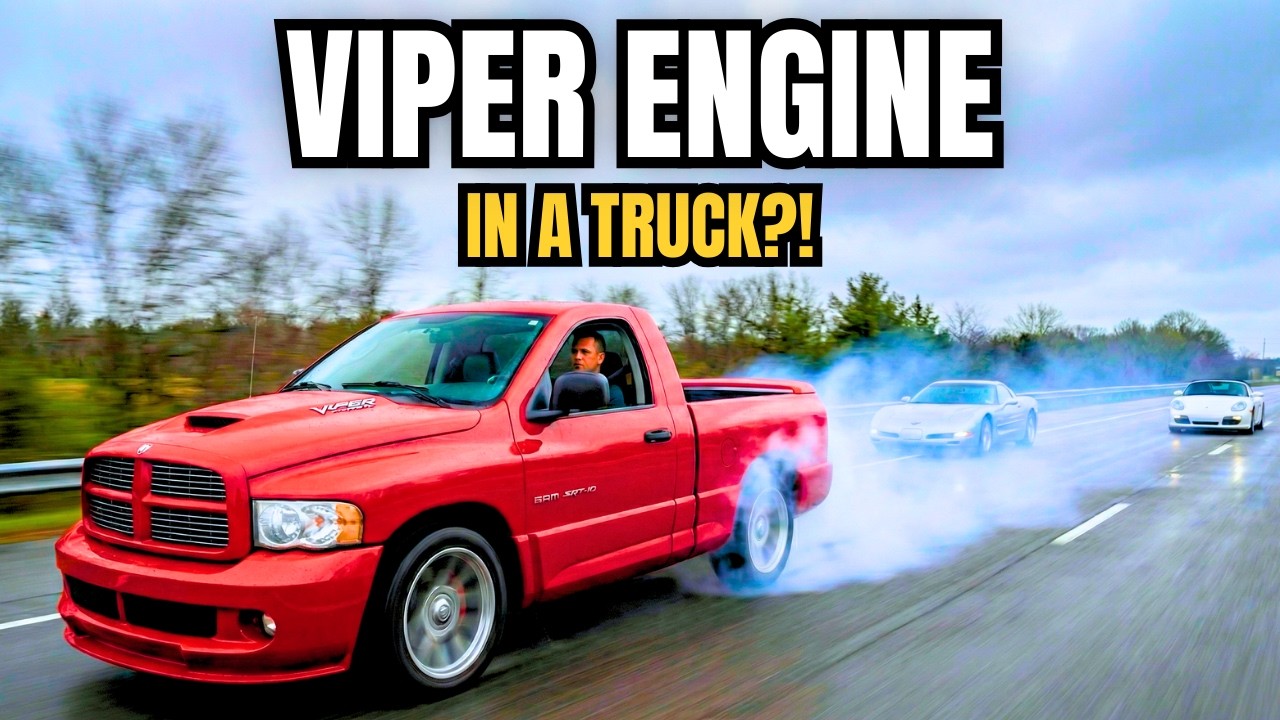 500HP VIPER V10 in a Pickup?! The RAM SRT-10 World Record Monster
