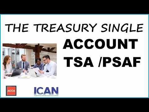 PUBLIC FINANCE | TREASURY SINGLE ACCOUNT |ICAN PSAF | TREASURY MANAGEMENT SYSTEM | TSA OBJECTIVES |