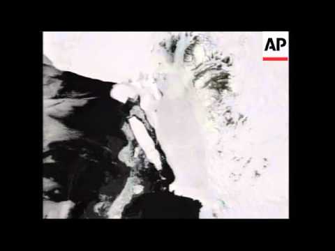 NASA satellite pictures of iceberg off Antarctica