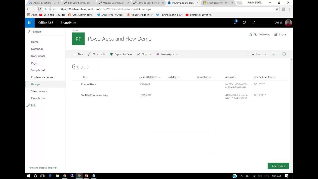 Flow With Microsoft Graph API by Ashish Trivedi