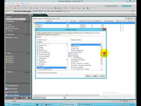 Suppressed Components in TC Structure Manager