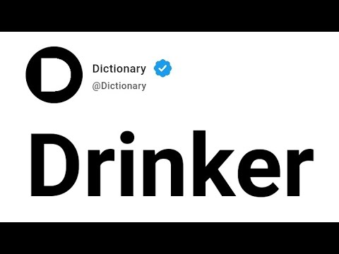 Drinker Meaning In English